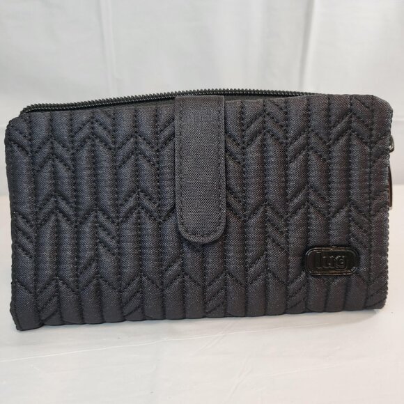 lug | Bags | Lug Tram Wallet Rfid Quilted Black | Poshmark